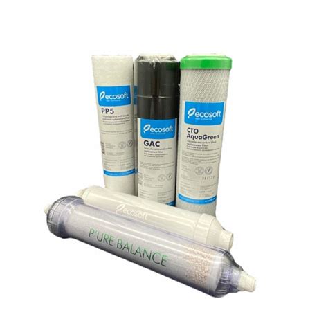Ecosoft Filter Replacement Set P Ure Balance H2o Bwt