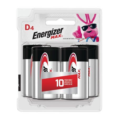 Energizer Max D Batteries Pack D Cell Alkaline Batteries Walmart Canada