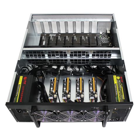 Custom Full Set Machined Server Case Atx Ps2 Dual Psu 12 Gpu System