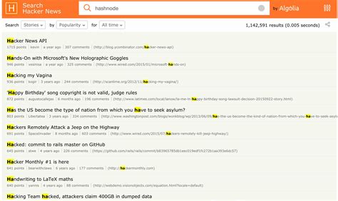 how we built our new search using algolia hashnode