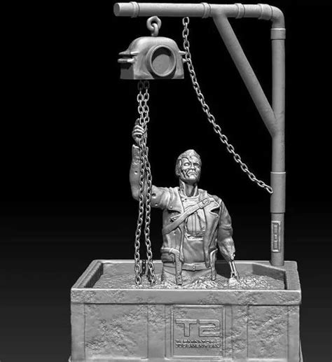 Terminator Stl File High Quality 3d Printer Model Plane Etsy