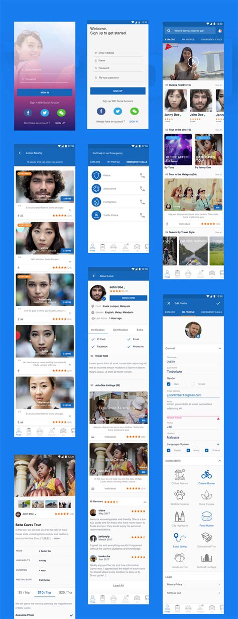 Mobile UI Kit For Adobe XD Freebie Supply