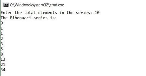 Write A Program To Find Fibonacci Series Of N Numbers In Python