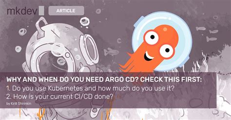 Mkdev On Linkedin Do You Need Argo Cd You Dont Know Here Are Two Main Criteria You Need