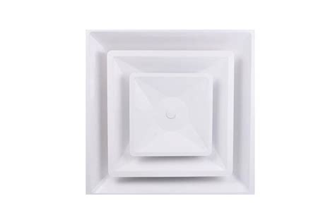 Aluminum 4 Way Ceiling Diffuser 8x8 Square Air Vent Cover