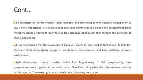 Agile Development Models In Software Engineering Pptx