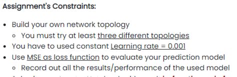 Solved Use Neural Network Models Supervised For Regression Chegg