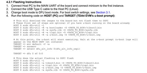 Tda4ah Q1 J784s4 Evm Dfuutil U Boot Processors Forum Processors