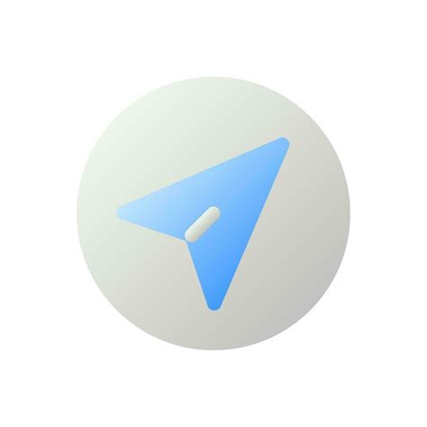 Navigation Pointer Flat Gradient Two Color Ui Icon Gps Cursor Tracking Location On Map Simple