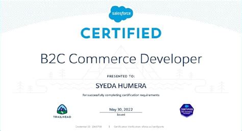 Syeda Humera On Linkedin Salesforce Developer Born Certification