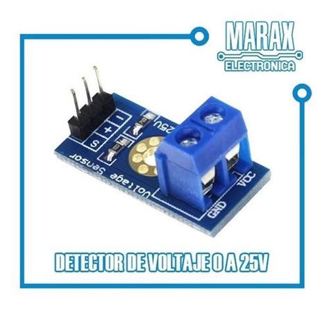 Modulo Sensor Detector De Voltaje 0 A 25v Arduino Pic En México Clasf Imagen Y Sonido
