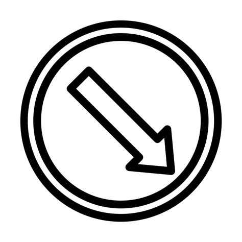 Keep Left Icon Design 11774158 Vector Art At Vecteezy