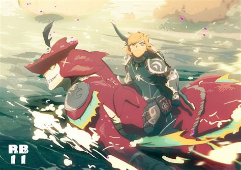 Link And Sidon The Legend Of Zelda And 1 More Drawn By No Kan Danbooru