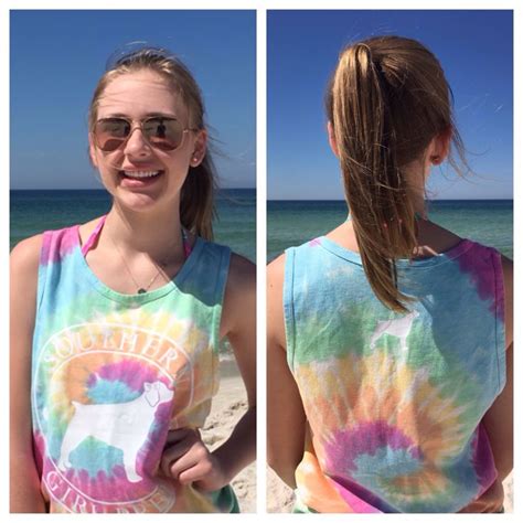 Tag Your Beach Buddies ☀️ Southern Girl Prep Tie Dye Tank Is A Big