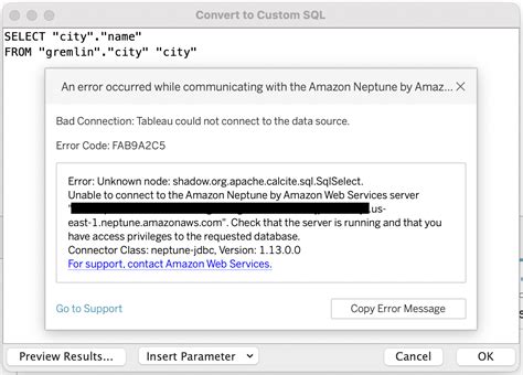 Bug Tableau Connector Cannot Run Any Query Over Nodes · Issue 148