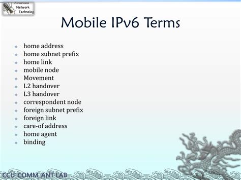 Ppt Mobile Ipv6 Powerpoint Presentation Free Download Id 4347186