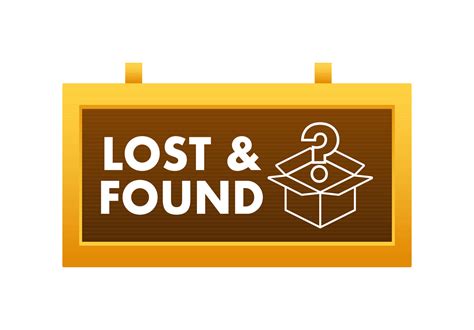 Lost And Found Speech Bubble Speech Bubble Vector Illustration