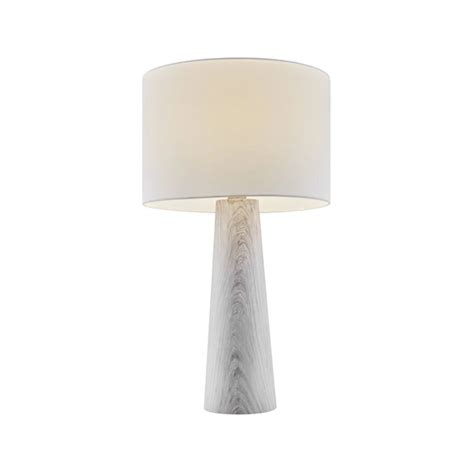 Lite Source 23923 Grey Wood Table Lamp International Design Center