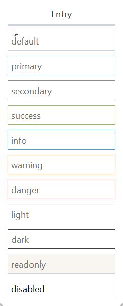 Entry With Bootstyledisabled Or Bootstylereadonly In Some