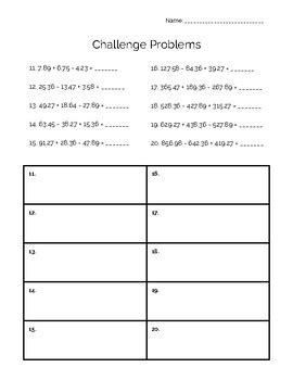 Adding And Subtracting Decimals By Mrs B Digital Products TPT