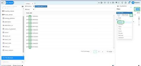 date date time usage as filters in helical insight helical insight