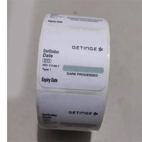 White Base Documentation Label Eto Roll For Hospital At Rs 390