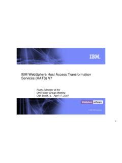 IBM WebSphere Host Access Transformation Ibm Websphere Host Access Transformation Pdf PDF PRO