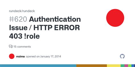 Authentication Issue Error 403 Role · Issue 620 · Rundeck