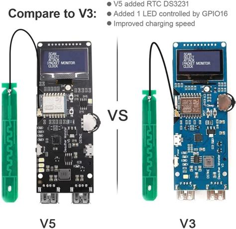 1 3 Oled Dstike Wifi Monster Esp8266 Antenna Pcb Board Main Board £51
