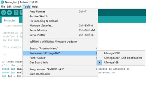 Nano 168arduino Compatible Elecrow Wiki