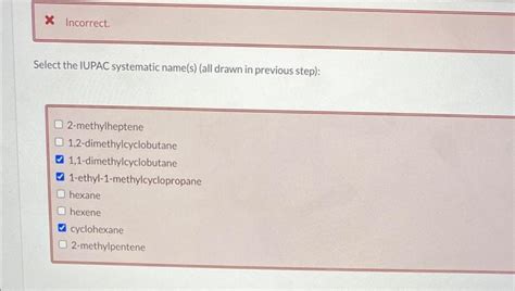 Solved Draw All Possible Structure S And Give The Iupac