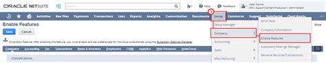 netsuite setup step 1 enabling suiteflex features sinch engage