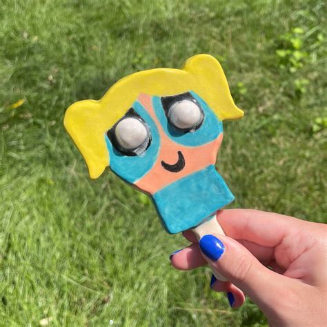 Bubbles Powerpuff Girls Ice Pop Etsy