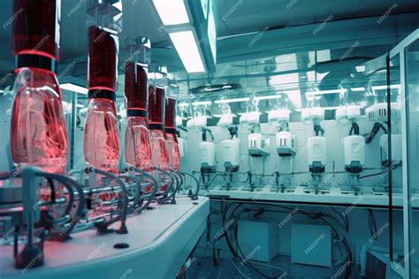 Premium Ai Image Robotic Arm Handling Test Tubes In An Automated Lab