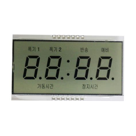 Without Backlight Customized Dimension Energy Meter Used Segment LCD Displays China LCD