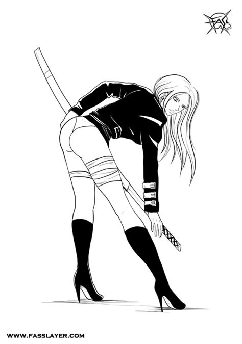 Katana Girl By Fasslayer Hentai Foundry