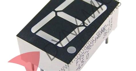 7 Segment 1 Digit 0 56 Red Led Common Cathode 5161as