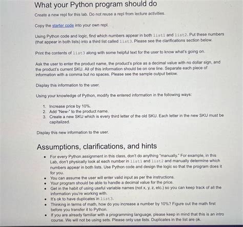 Solved 1 Copy The Code Below Into Your Own Repl Do Not