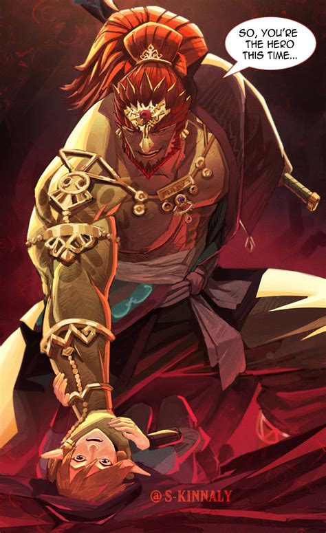 Link And Ganondorf The Legend Of Zelda And More Drawn By Sara Kinnaly Danbooru