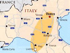 Vicenza Map Italy