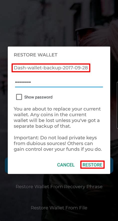 Wallet Recovery — Dash Latest Documentation