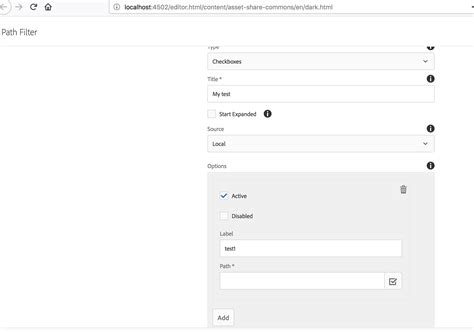 Path Filter Is Not Saving The Value Attribute · Issue 346 · Adobe