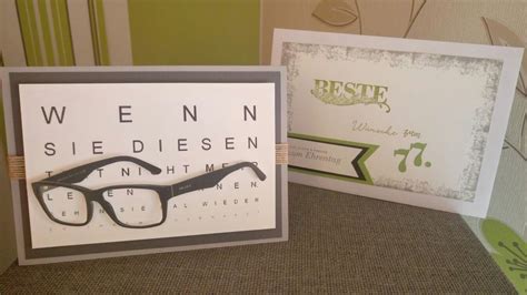 Kreative Ideen Zum Gutschein Basteln Für Brillenträger