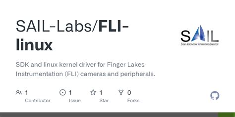 Github Sail Labsfli Linux Sdk And Linux Kernel Driver For Finger Lakes Instrumentation Fli