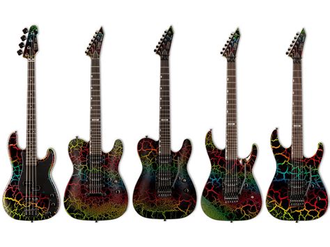 ESP Revives The Rainbow Crackle Finish For The LTD 87 Series