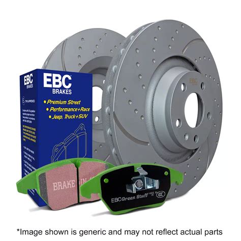 Ebc Brakes Ram 1500 Stage 3 Greenstuff 6000 5 Lug Brake Rotor And Pad