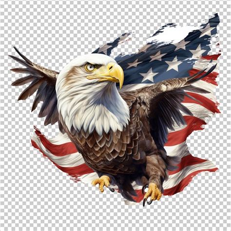 Eagle Flag Premium Ai Generated Psd