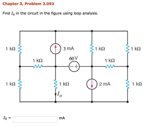 Solved Chapter 3 Problem 3093 Find Io In The Circuit In