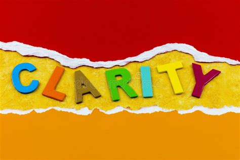 Clarity Easy Business Simplicity Solution Simple Clear Process Stock