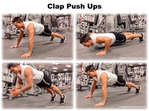 Clap Push Ups | Quick 1:48 Min Step-by-Step Exercise Video